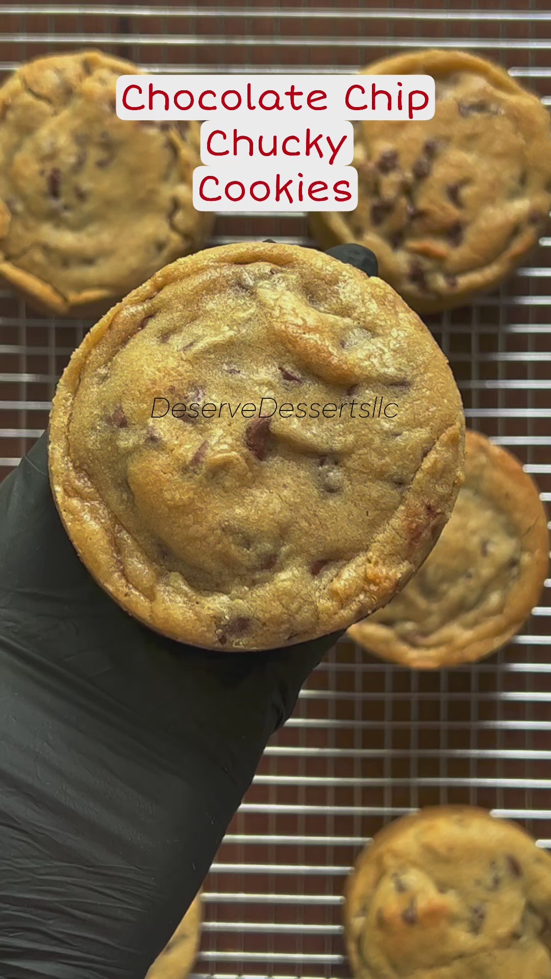 Classic Chocolate Chip Chunky Cookies – Deserve Desserts LLC